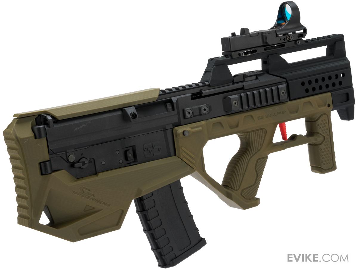 Evike.com Custom GHK G5 Gas Blowback Airsoft Rifle with SRU G5 Bullpup Conversion Kit, Airsoft ...