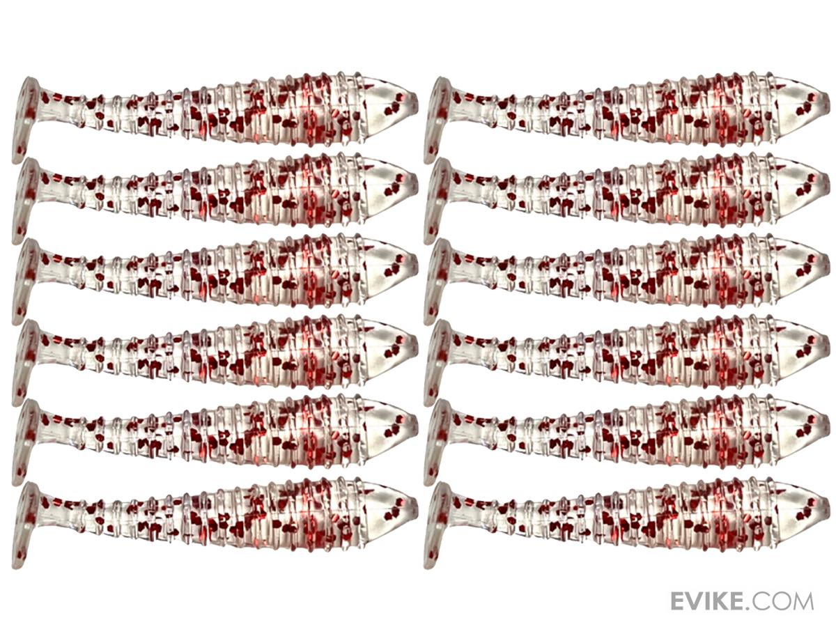 Sierra Slammers 2" Mini Swims Swimbait (Model: Clear - Red Flake / 12 ...