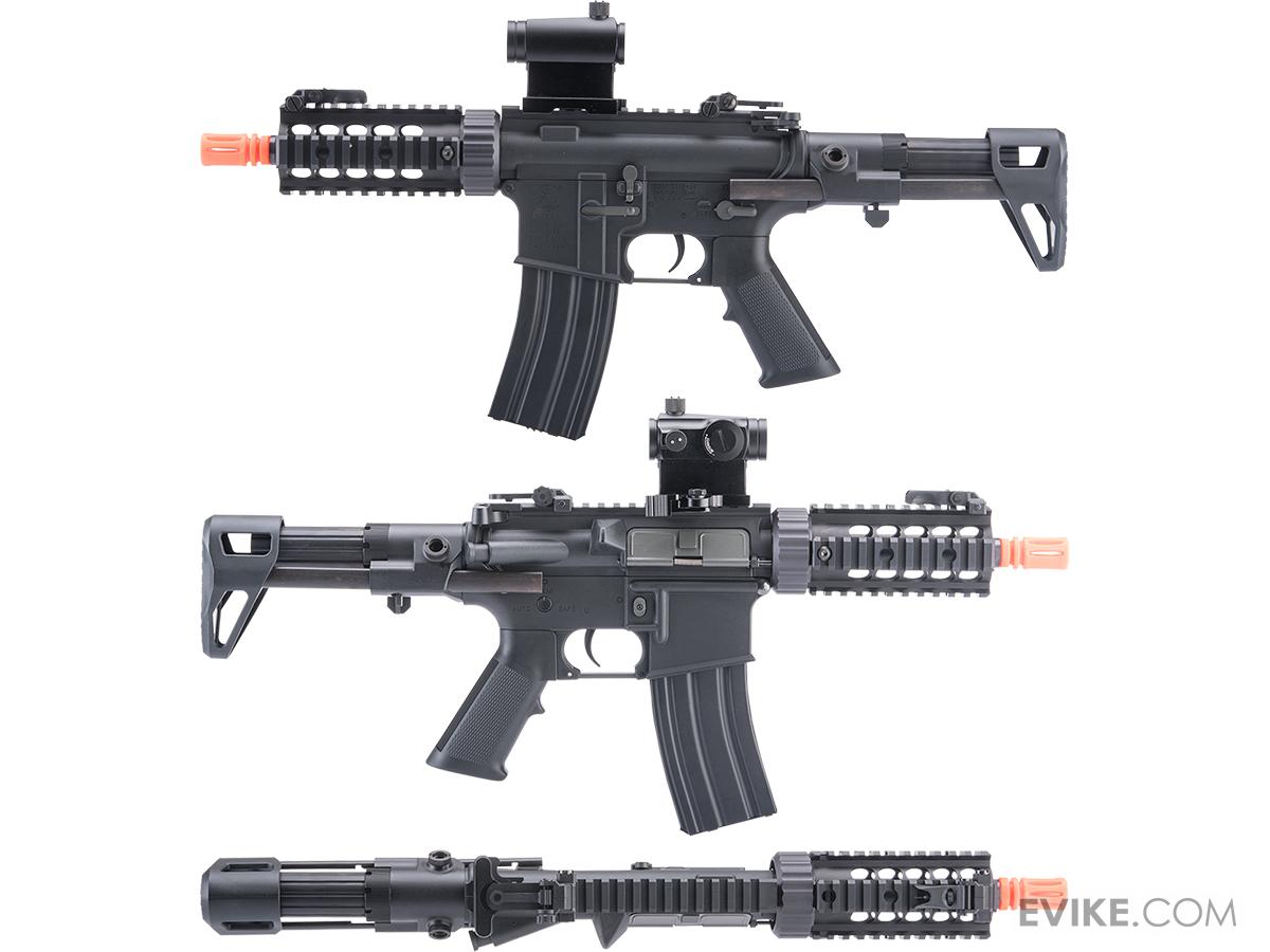 Cybergun Licensed Colt Sportsline M4 AEG Rifle w/ G3 Micro-Switch Gearbox (Model: PDW-S / Black ...