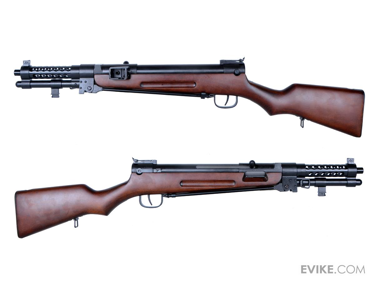 S&T WWII Type100 Airsoft AEG Submachine Gun w/ Real Wood Furniture and ...