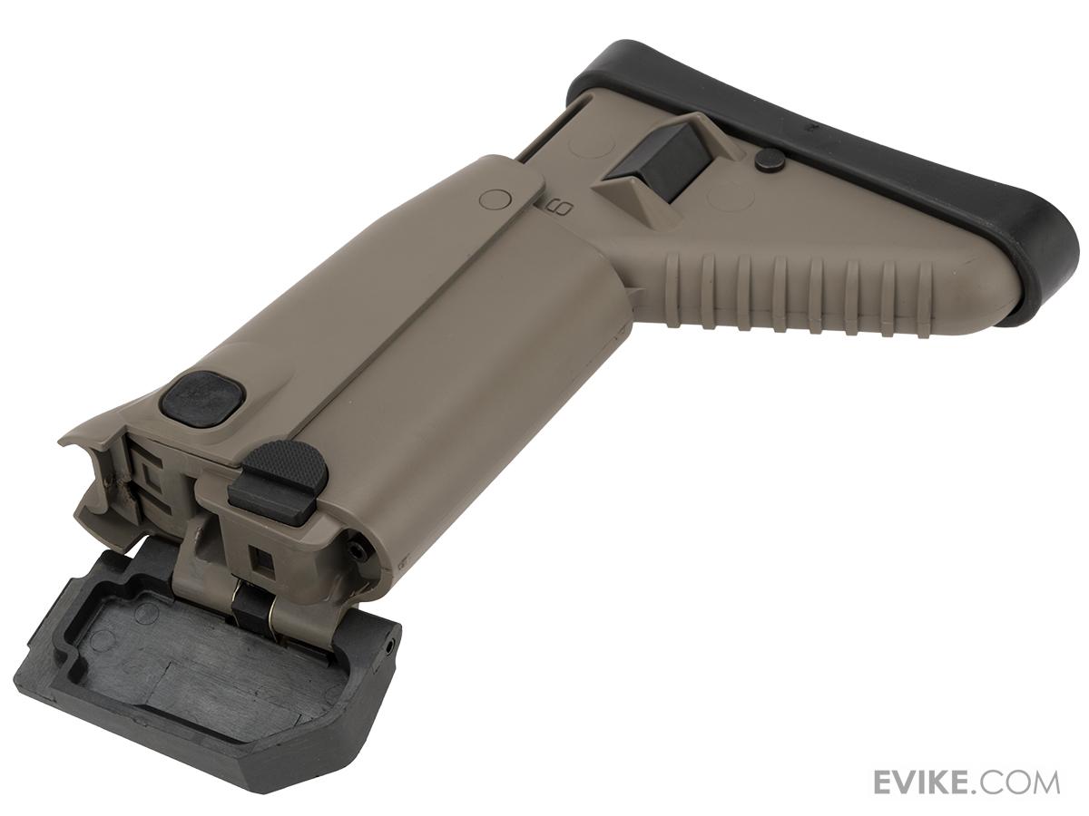 Complete Side Folding Retractable Stock for SCAR Series Airsoft AEG ...