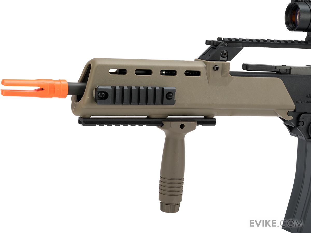 Evike Custom "Icarus" EBB Airsoft AEG with CTS Stock (Color: Dark Earth ...