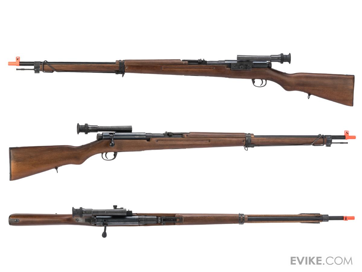 S&T Arisaka Type 97 Bolt Action Airsoft Sniper Rifle w/ Scope, Airsoft ...