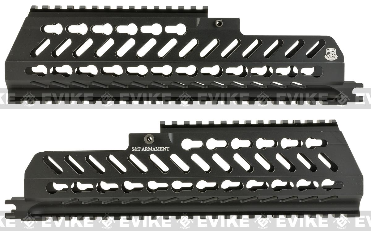 UFC / Matrix CNC Machined Aluminum Keymod Railed Handguard for S&T ...