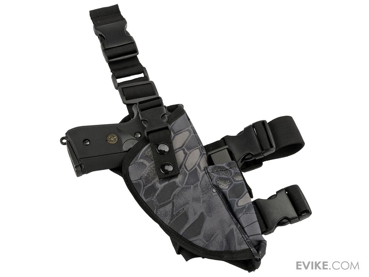 Matrix Deluxe Tactical Thigh Holster (Color: Urban Serpent / Right ...