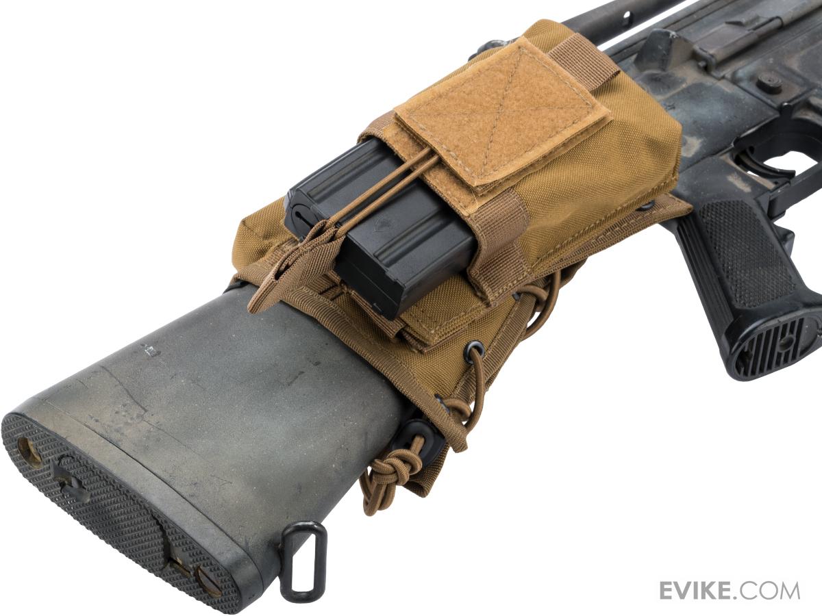 Matrix Sniper Cheek Pad w/ Built in MOLLE System & Modular Magazine ...