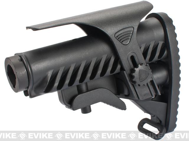 APS Shark Style Airsoft M4 Retractable Stock w/ Stock Tube and Cheek ...