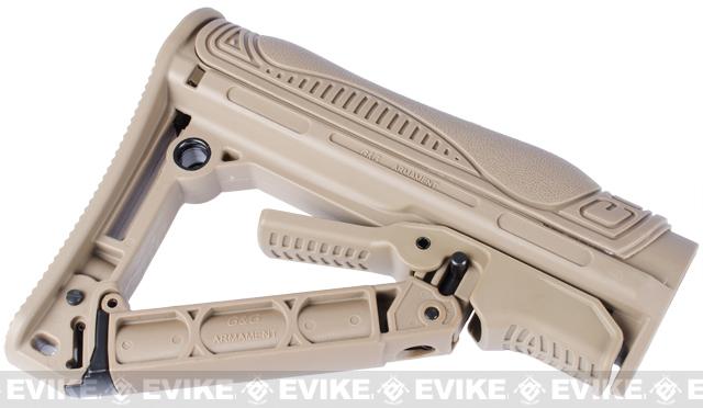G&G GOS-V1 Retractable Stock for M4/M16 Series Airsoft AEG - (Tan ...