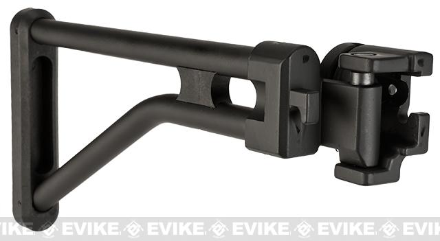 Steel LR300 Style Skeleton Folding Stock for M4 / M16 Series Airsoft ...