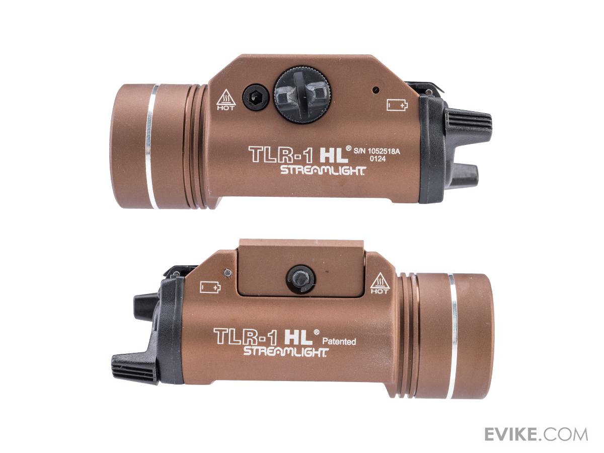 Streamlight TLR-1-HL 1000 Lumen C4 LED Rail Mounted Weapon Light (Color: Coyote Brown ...