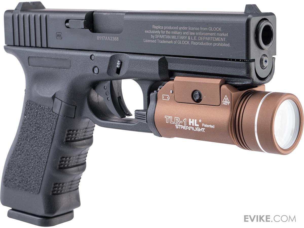 Streamlight TLR-1-HL 1000 Lumen C4 LED Rail Mounted Weapon Light (Color: Coyote Brown ...