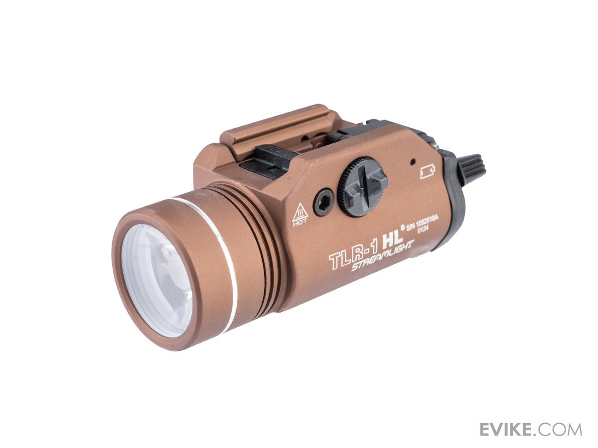 Streamlight TLR-1-HL 1000 Lumen C4 LED Rail Mounted Weapon Light (Color: Coyote Brown ...