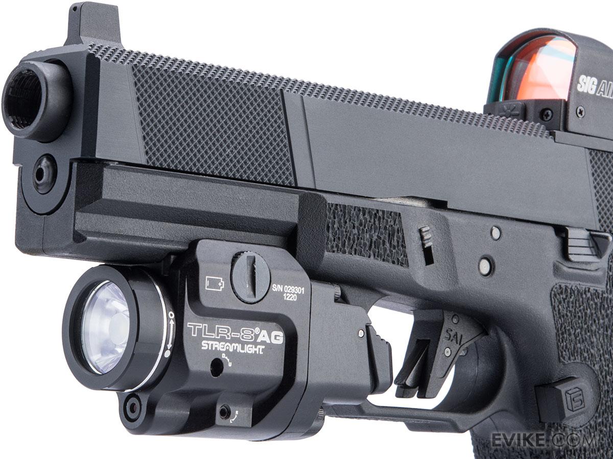 Streamlight TRL-8A G Weaponlight w/ Green Laser and Rear Switch Options ...
