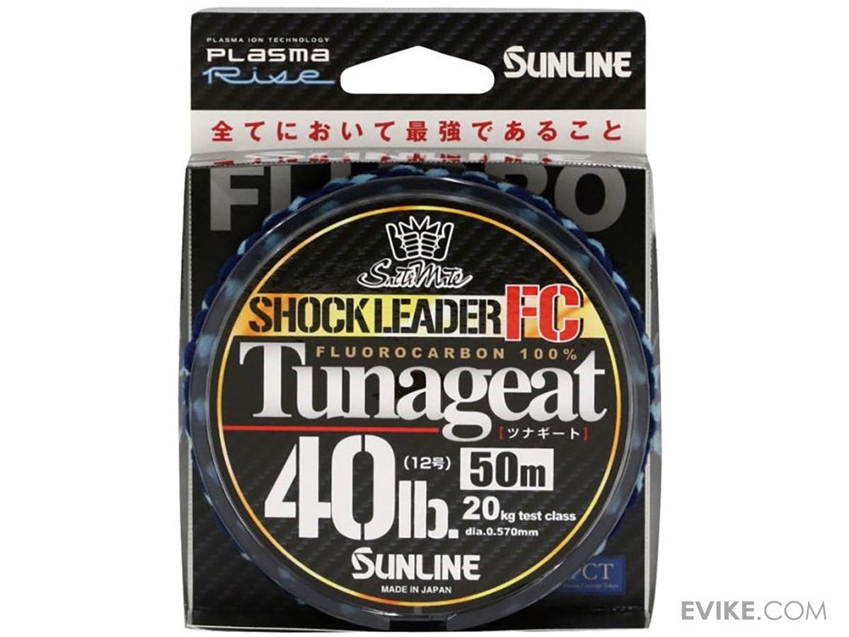 Sunline SaltiMate Tunageat Fluorocarbon Carbon Shock Line (Size: 40lb ...