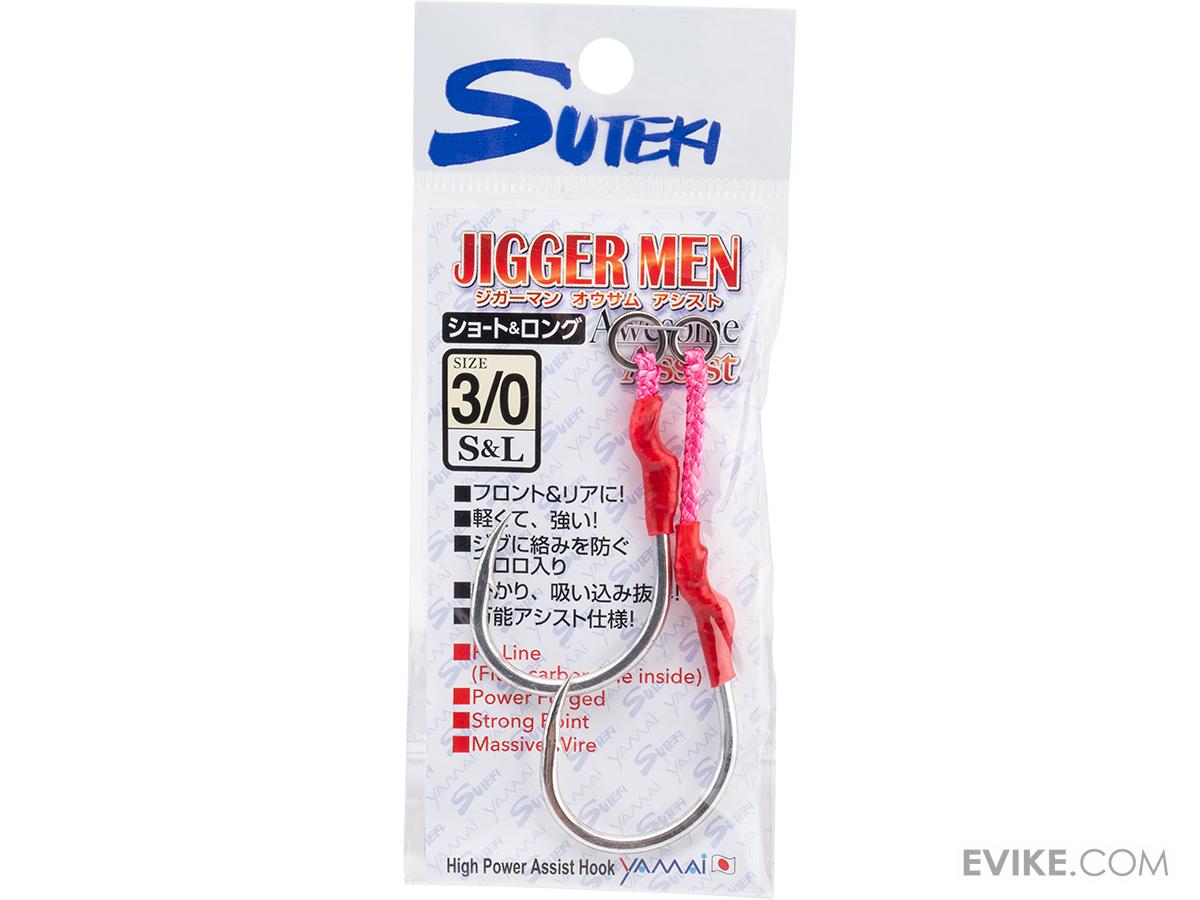 Yamai Suteki Jigger Men Awesome Short and Long Single Assist Hook (Size ...