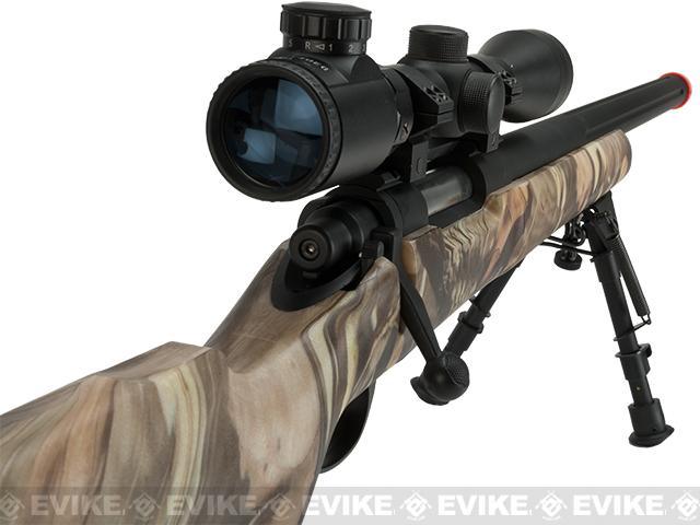 Snow Wolf US Army M24 Military Airsoft Bolt Action Scout Sniper Rifle ...