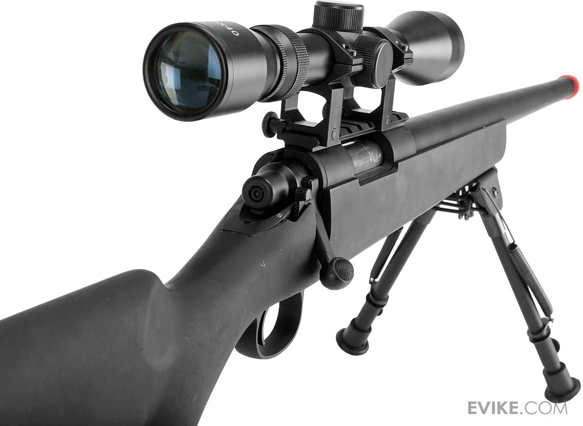 Snow Wolf VSR10 / M700 Bolt Action Sniper Rifle (Color: Black), Airsoft ...