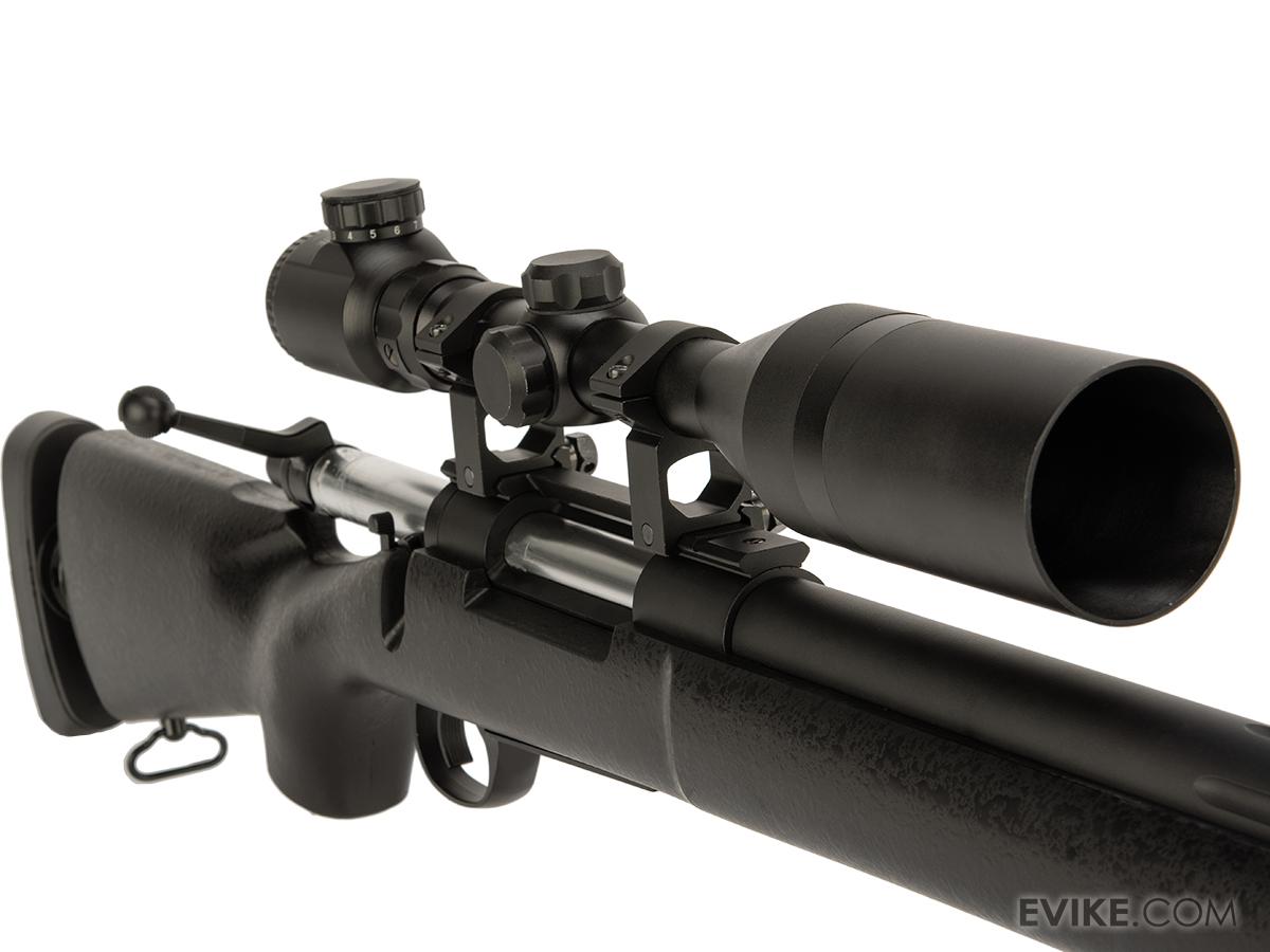 Snow Wolf US Army Style M24 Airsoft Bolt Action Scout Sniper Rifle w ...