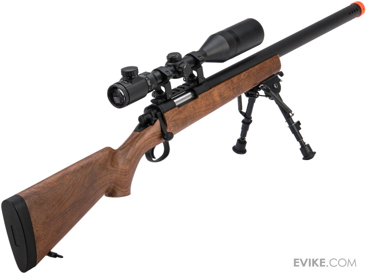 Snow Wolf M700 VSR-10 Bolt Action Sniper Rifle w/ Bull Barrel (Color ...