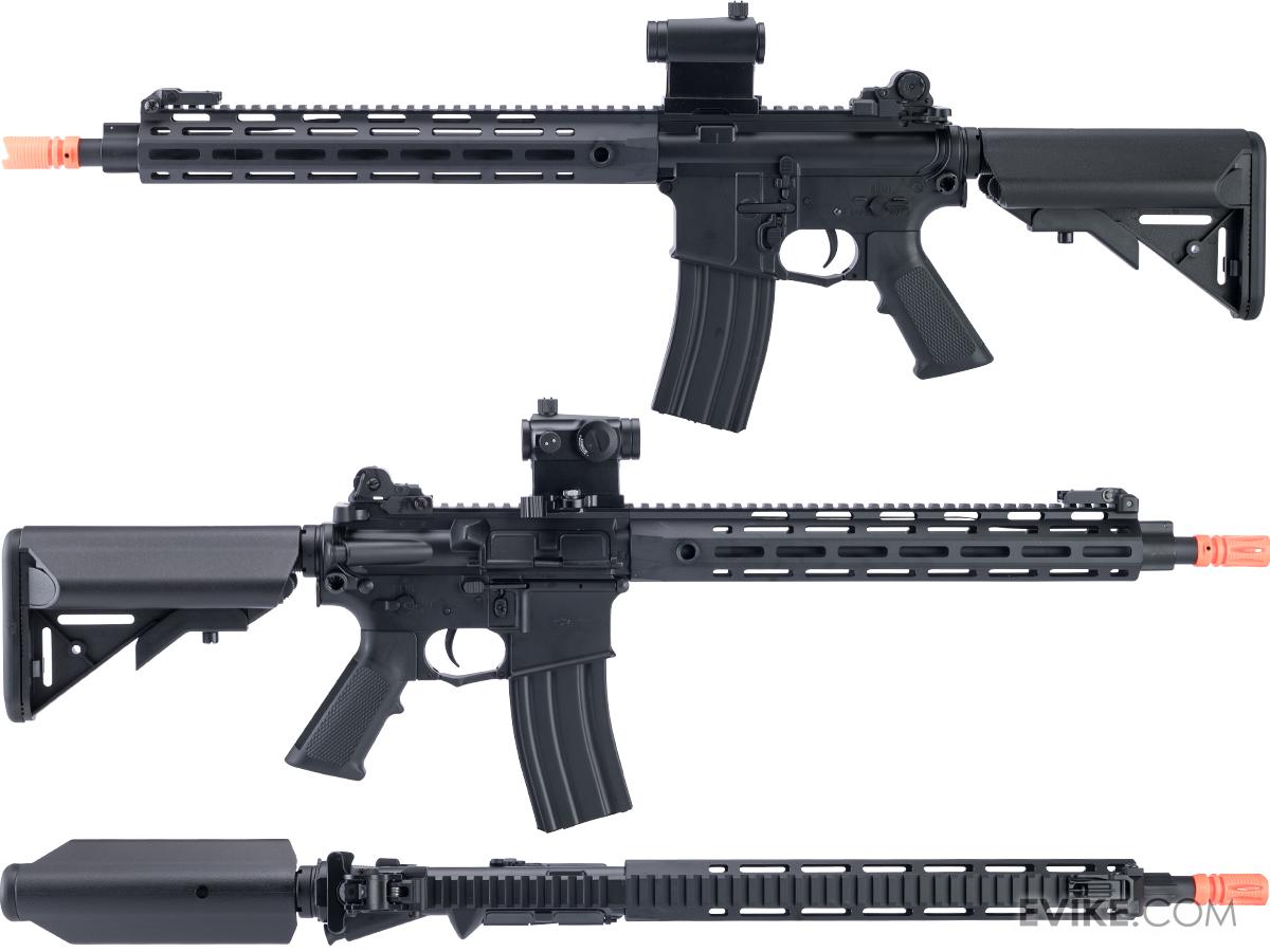 Snow Wolf SR16 E4 M4 Carbine Airsoft AEG Rifle w/ M-LOK Handguard (Model: 13" RIS), Airsoft Guns ...