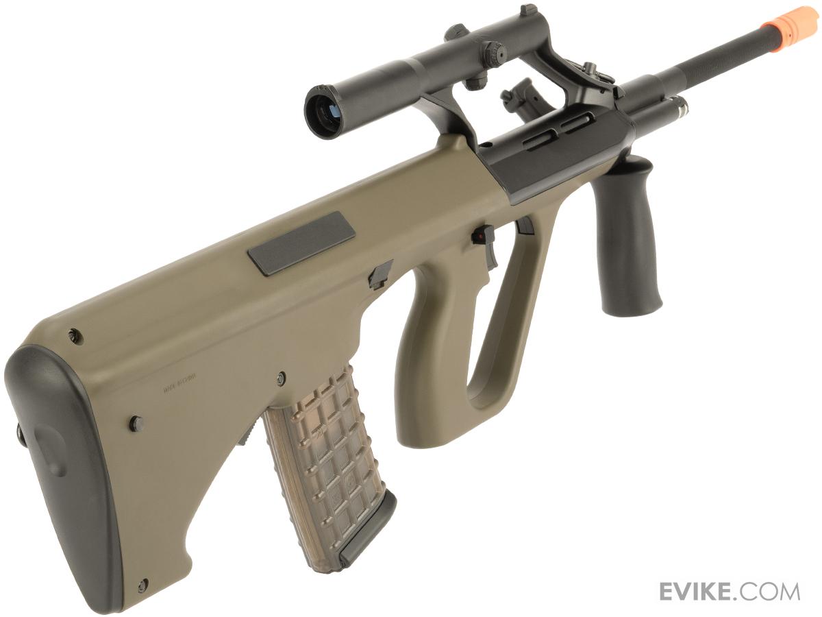 Snow Wolf AUG A1 Military Bullpup Airsoft AEG Rifle w/ Integrated Scope ...