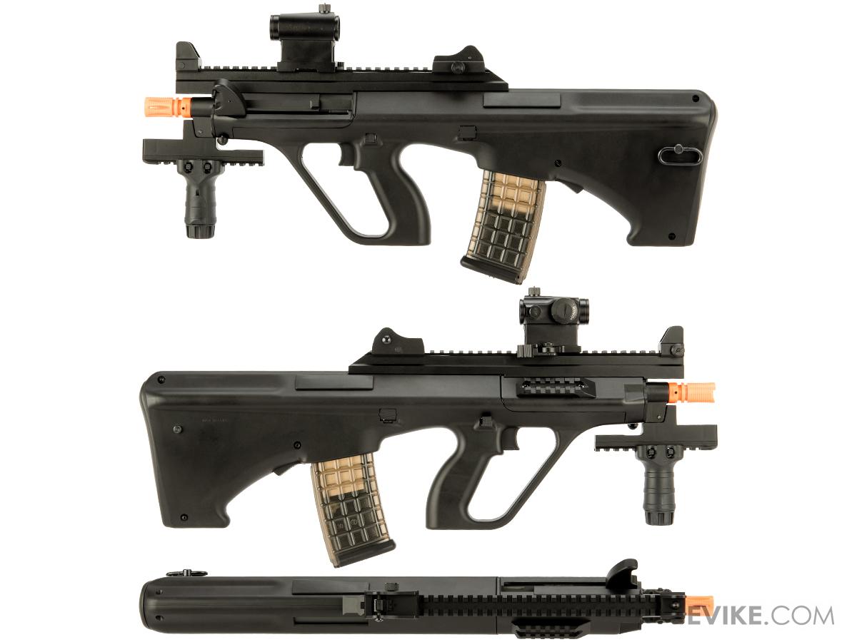 Snow Wolf AUG A3 Improved Bullpup Airsoft AEG Rifle (Color: Black / CQB ...
