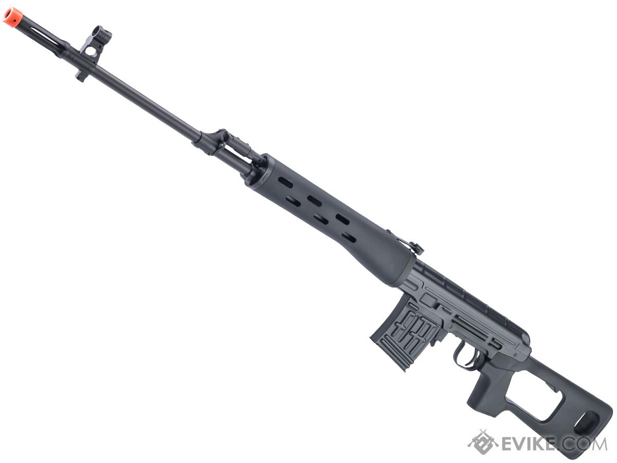Snow Wolf SVD Bolt Action Airsoft Sniper Rifle (Color: Black), Airsoft ...