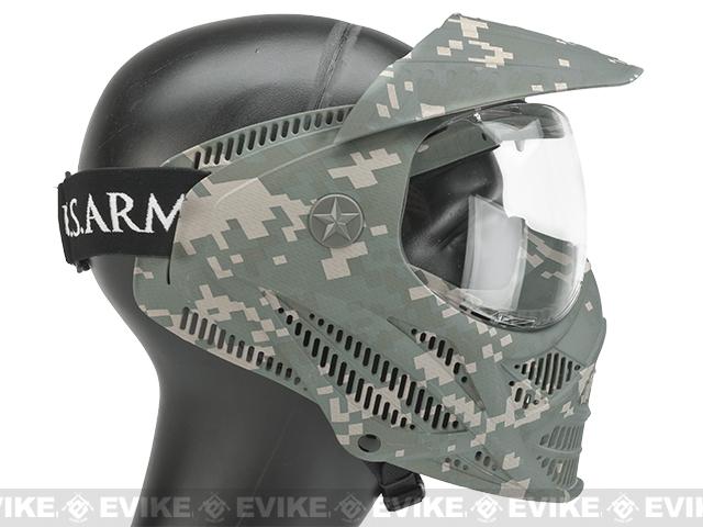 Tippmann US Army Ranger Airsoft Paintball Full Face Mask - ACU | Evike.com