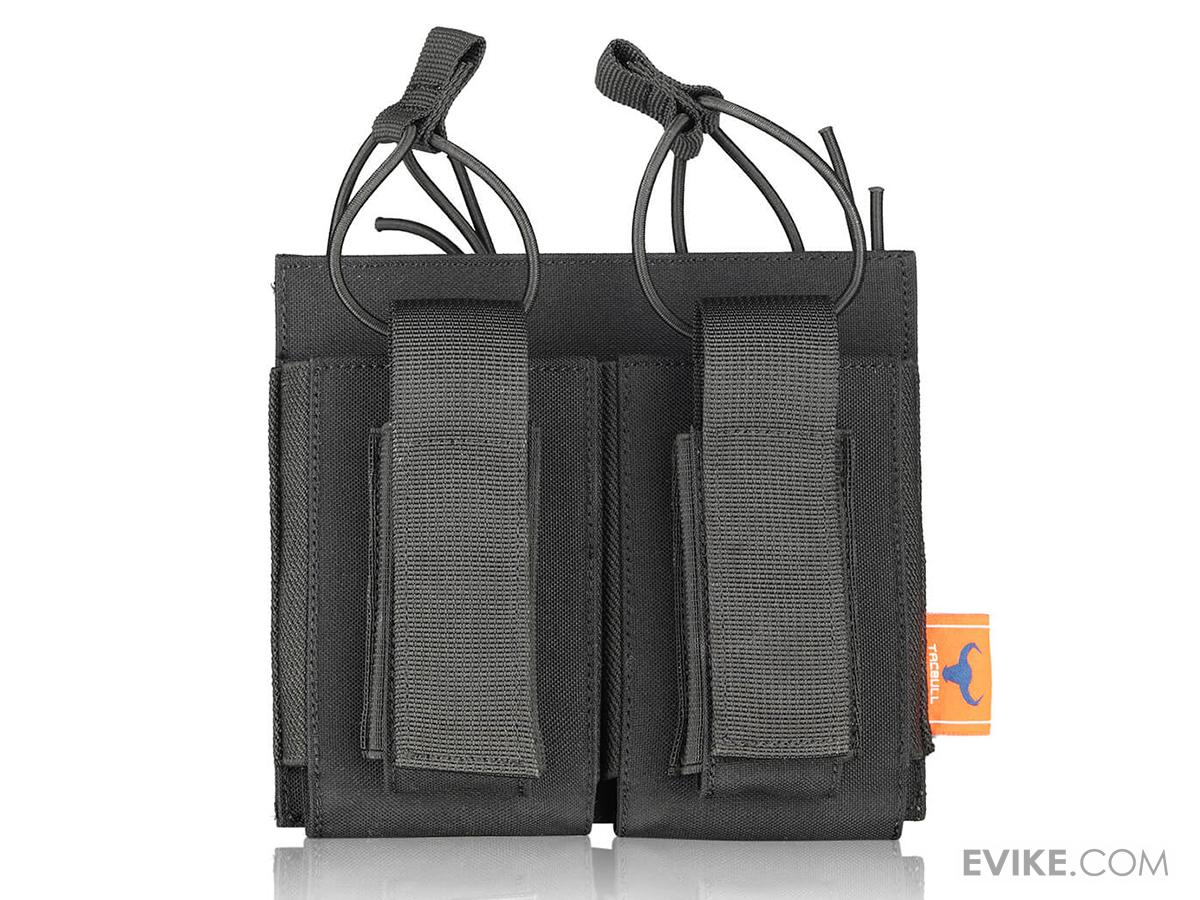 Tacbull Universal MOLLE Open Top Double Rifle and Pistol Magazine Pouch ...