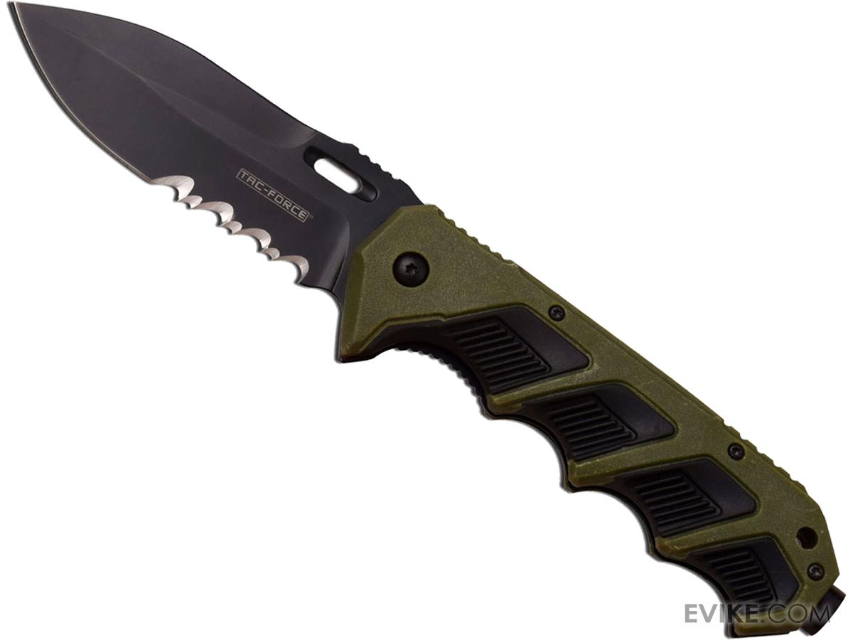 Tac-Force by M-Tech 3.75" Assisted Opening Tactical Knife (Type: Green ...