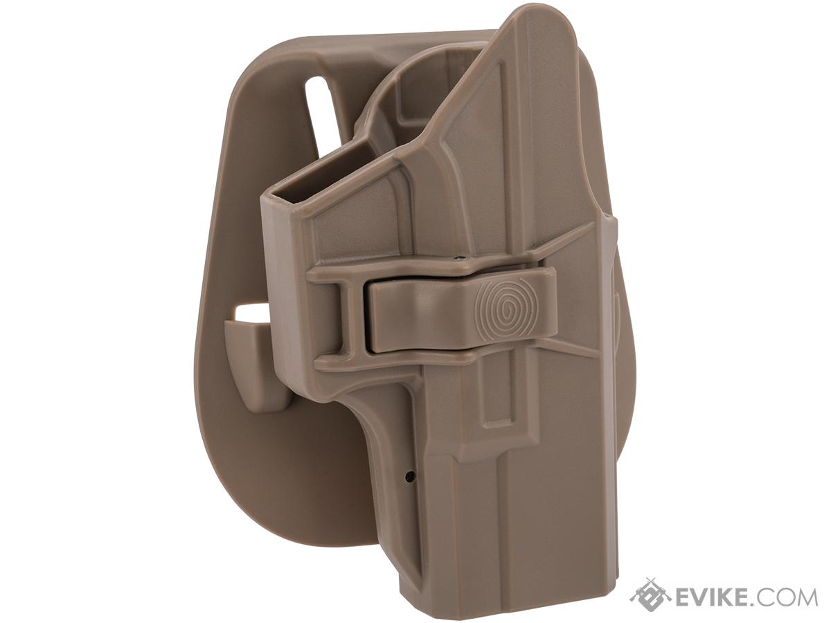 TEGE Injection Molded Hard Shell Pistol Holster (Model: GLOCK 19, 23 ...