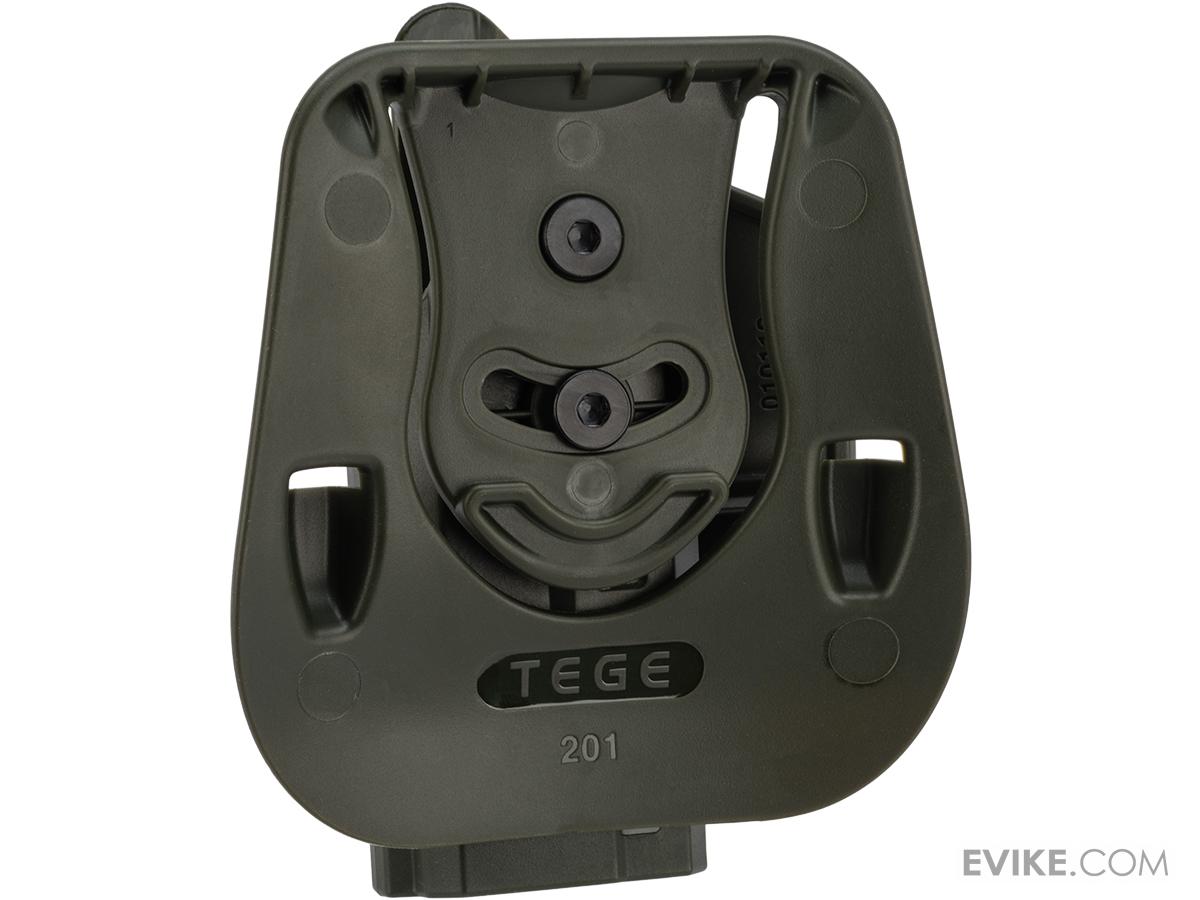 TEGE Injection Molded Hard Shell Pistol Holster (Model: GLOCK 19, 23 ...