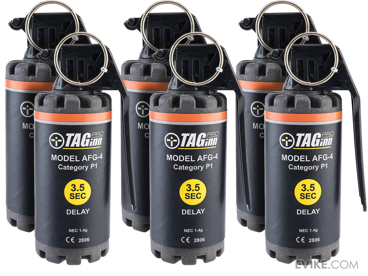 TAGinn AFG-4 V2 Airsoft Pyrotechnic Hand Grenade (Quantity: Set of 6), Accessories & Parts, Hand ...