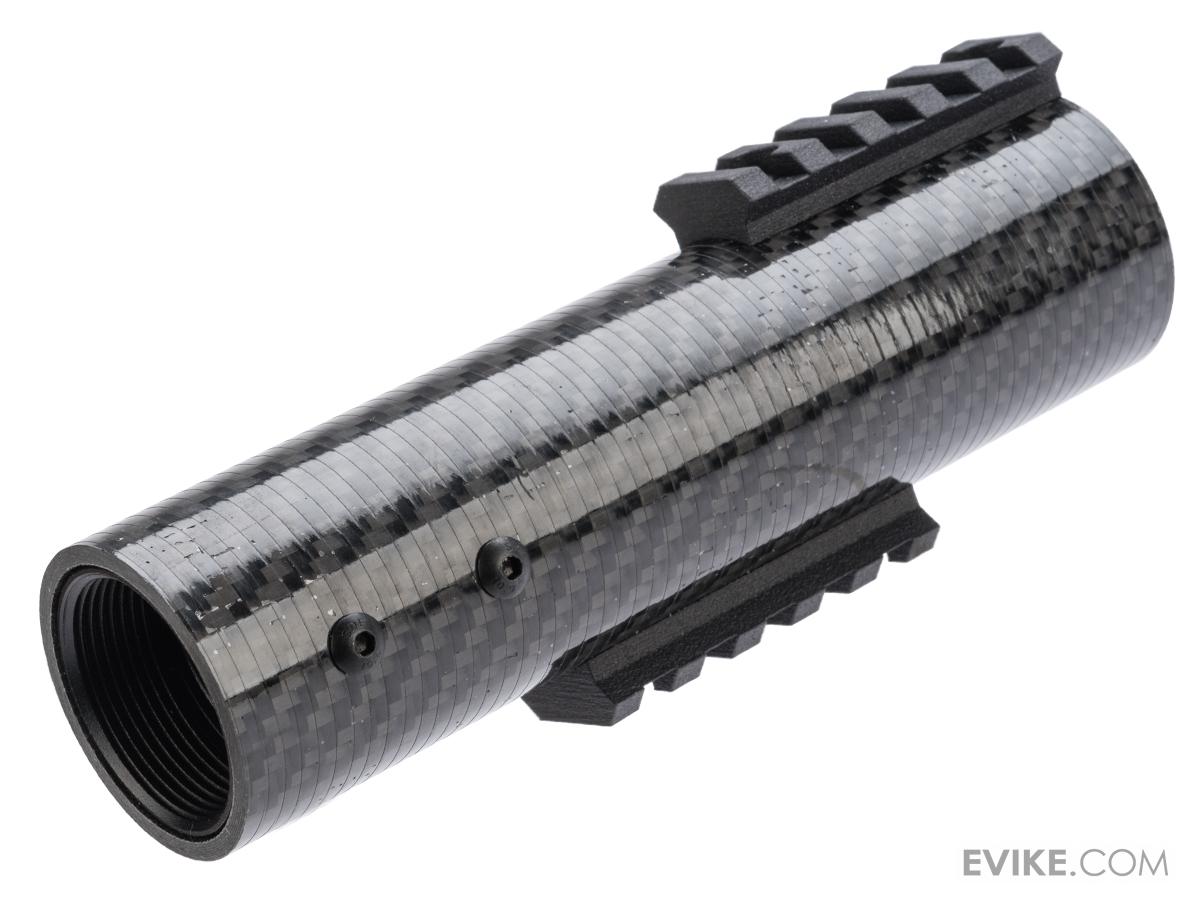 TAPP Airsoft Carbon Fiber Handguard for M4/M16 Series Airsoft Rifles (Model: Black / 6 ...