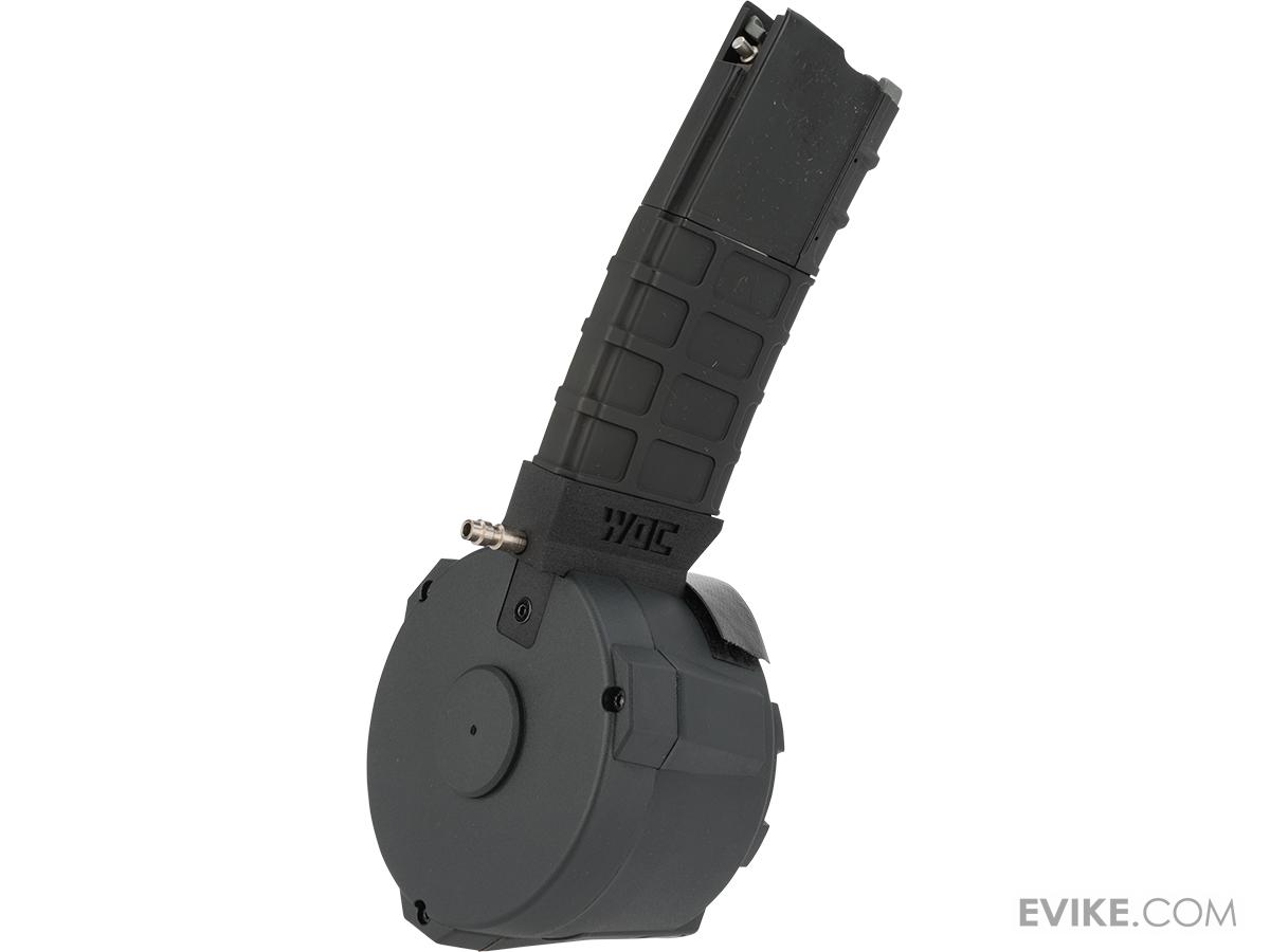 TAPP Airsoft HPA Tapped Electric Winding Drum Magazine for Gas Powered ...