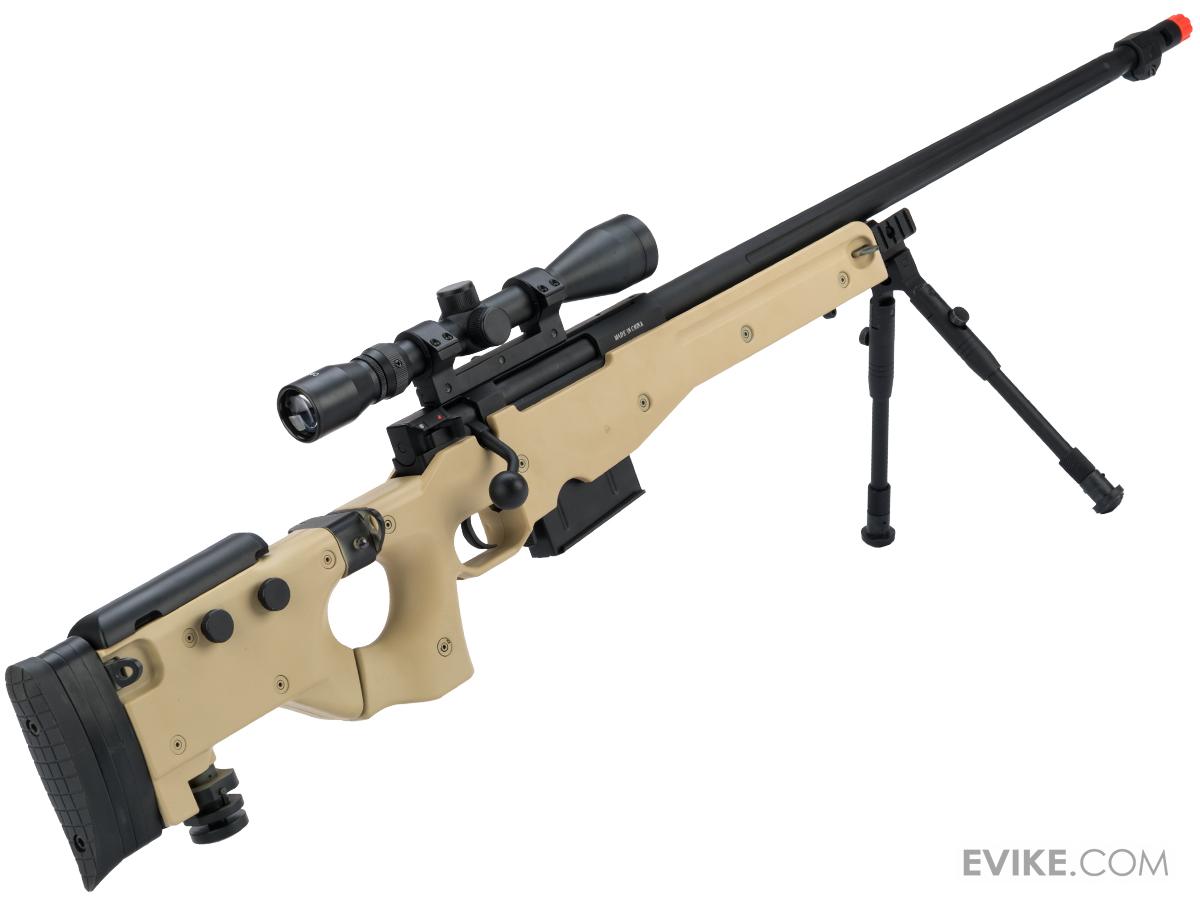 WELL G96 Gas Powered Full Size Airsoft Sniper Rifle with Scope (Color ...