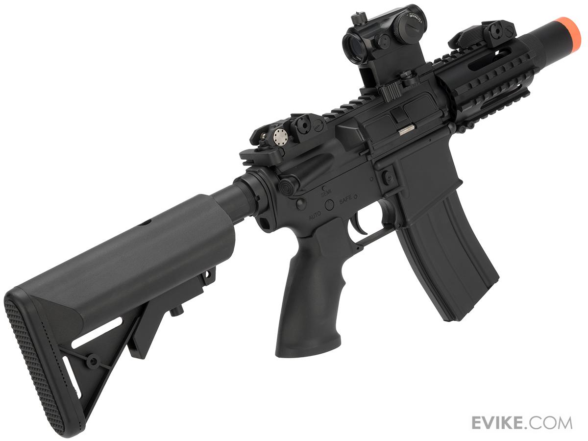 DPMS Panther Arms Licensed Full Metal M4 CQB-3 Airsoft AEG Rifle by A&K ...