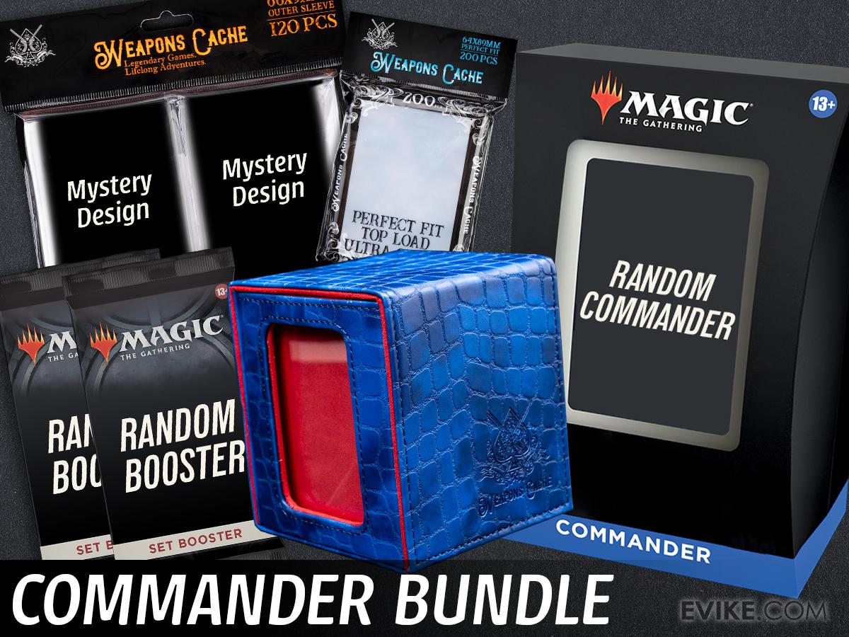 Weapons Cache "Commander" Bundle featuring Magic: The Gathering Commander Decks and Booster ...