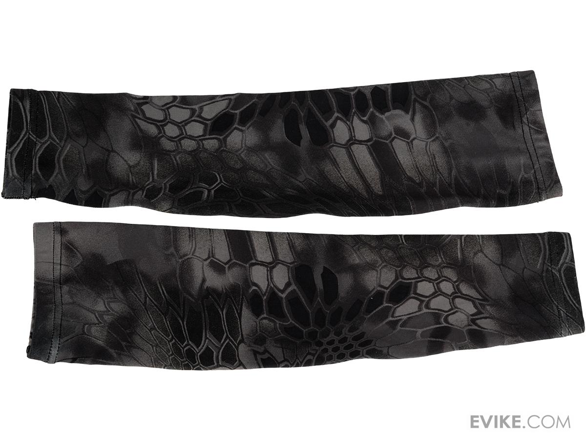 Warchief Elastic Camo Sleeves (Color: Police Black Python / Medium ...