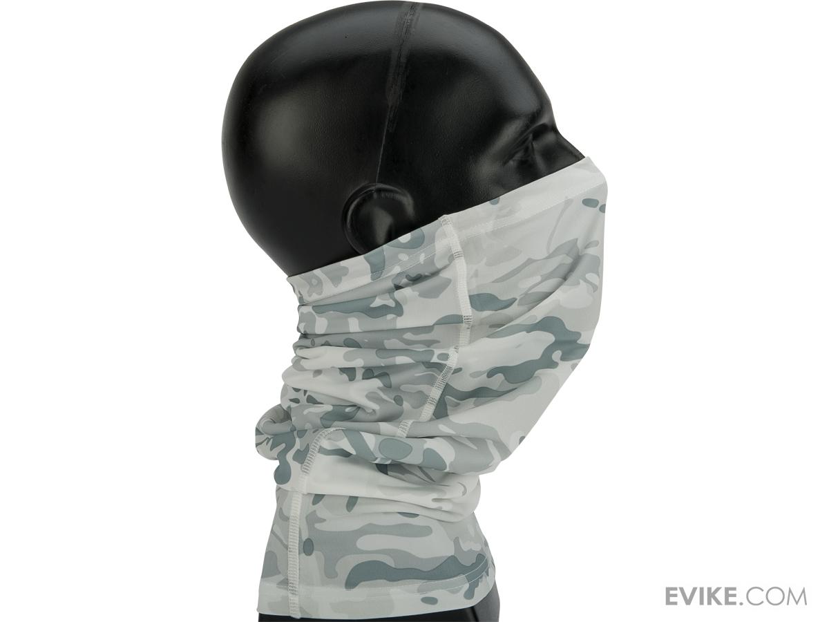 Adjustable Face Mask with Elastic Strap (Color: Snow Camo), Tactical ...