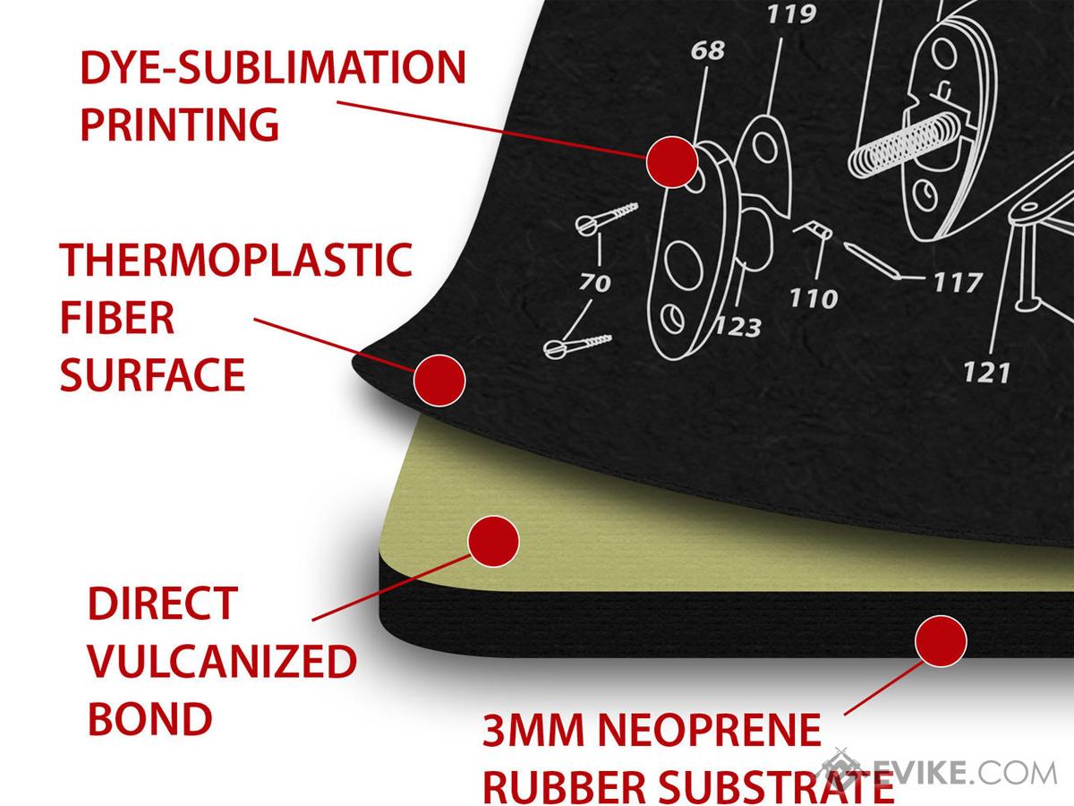 TekMat Armorer's Bench Gun Cleaning Mat (Model: AR15), Accessories ...