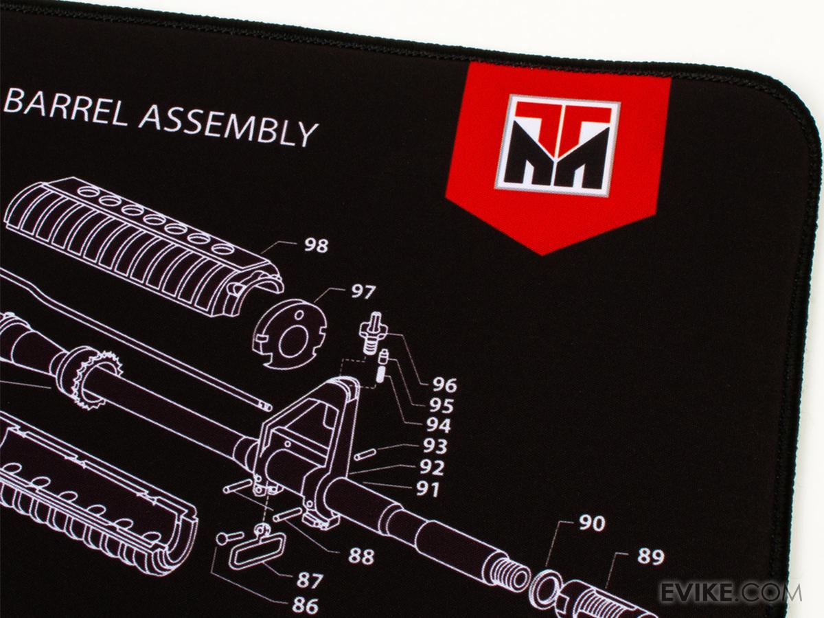 TekMat Armorer's Ultra Bench Gun Cleaning Mat (Model: AR-15 ...
