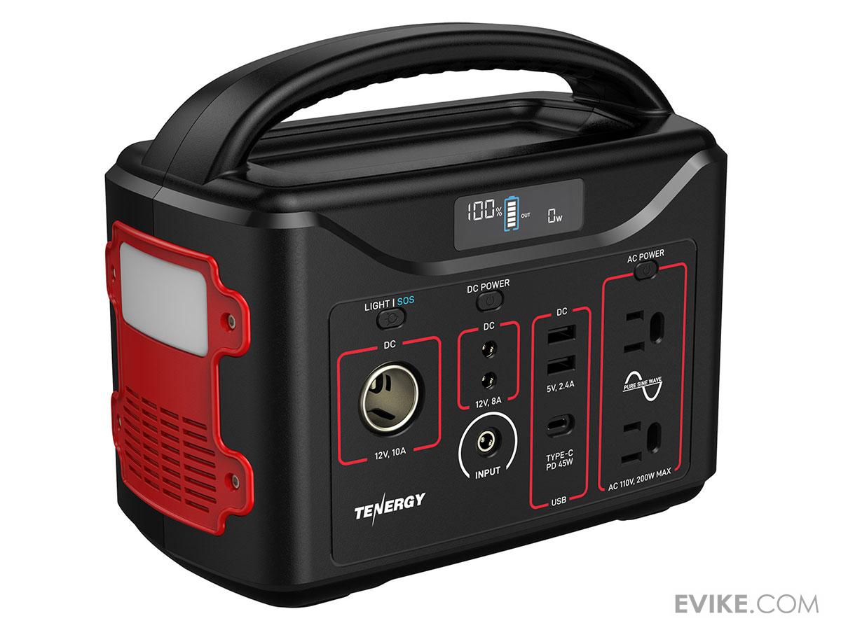 Tenergy T320 Portable Power Station 300Wh Backup Lithium Battery, Tactical Gear/Apparel, Outdoor ...