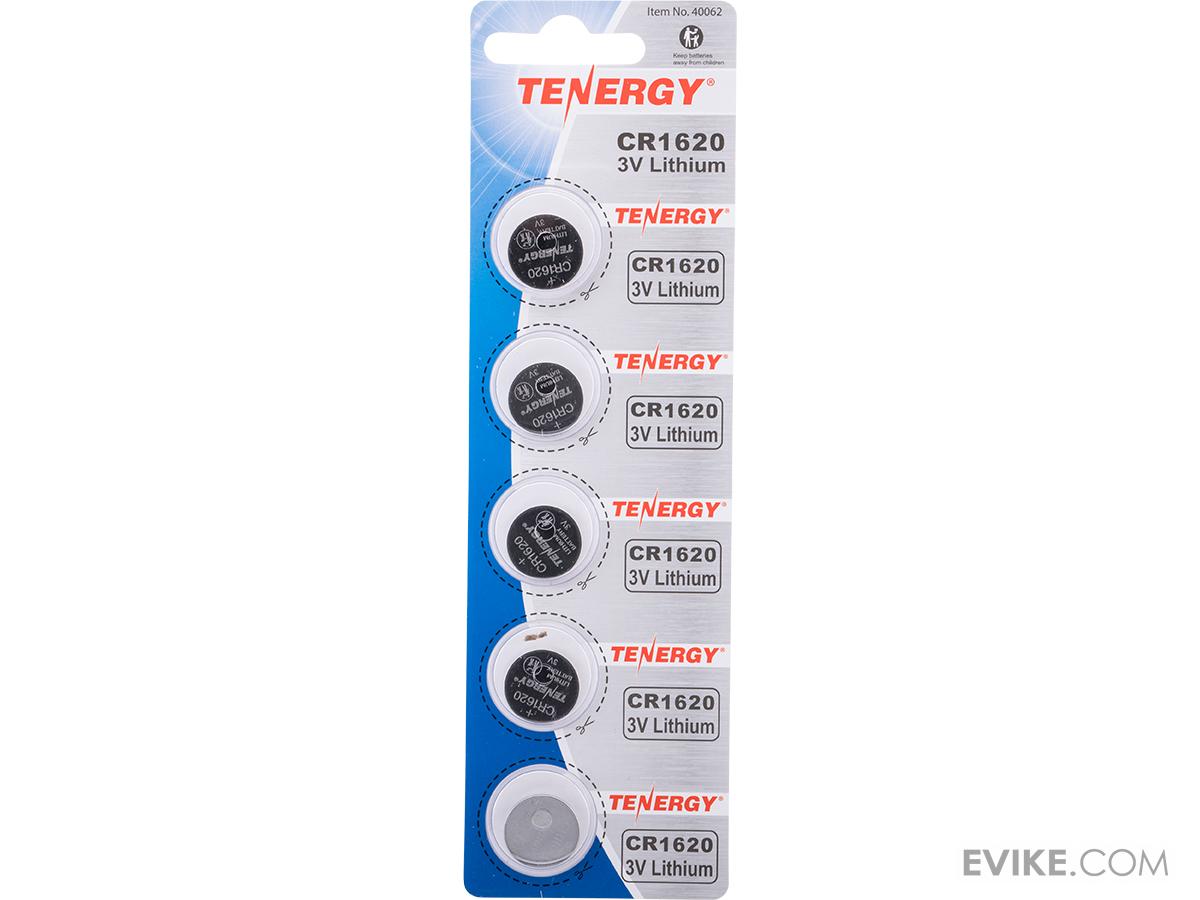 Tenergy CR1620 3V Lithium Button Cell Battery (Package: 5x Pieces), Accessories & Parts ...