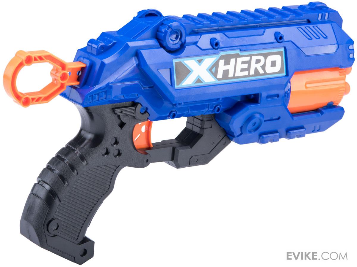 XHERO Foam Dart Gun Multi-Shot "Revolver" Dual Pistol Set w/ Darts and ...