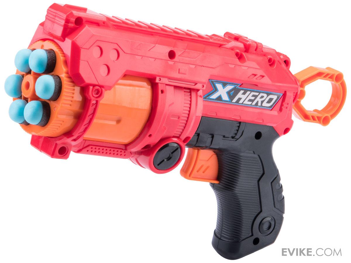 XHERO Foam Dart Gun "Superhero" Pump Action Rifle and Pistol Set w ...