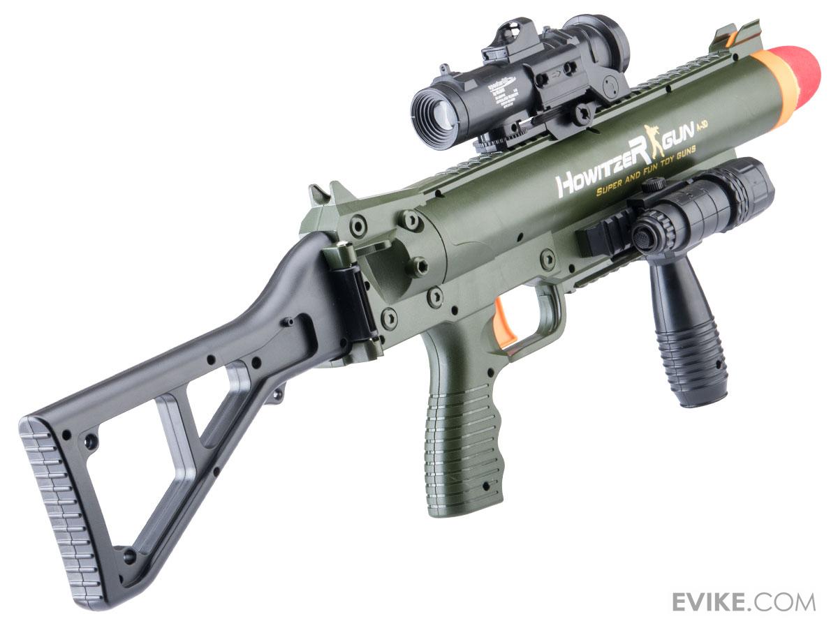 XHERO "Howitzer" Soft Foam Grenade Launcher (Color: Green), MORE, Foam ...