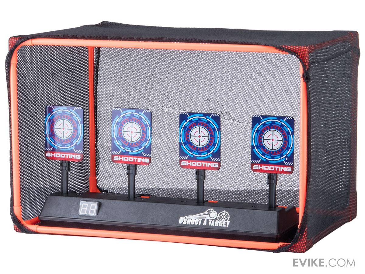 XHERO Electronic Auto Reset Shooting Gallery Target for Foam Nerf Gel ...