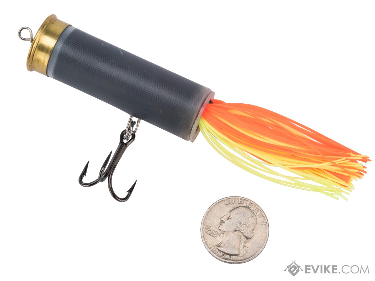 The Fishing Armory 12 Gauge Shot Shell Popper Lure (Color: Pumpkin ...