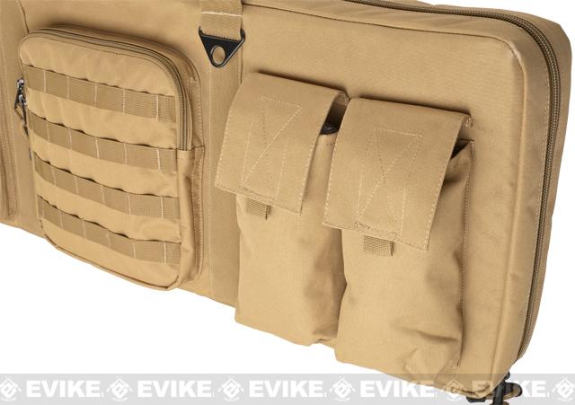 AIM Sports TGA 36" Padded Dual Rifle Bag (Color: Tan), Tactical Gear ...
